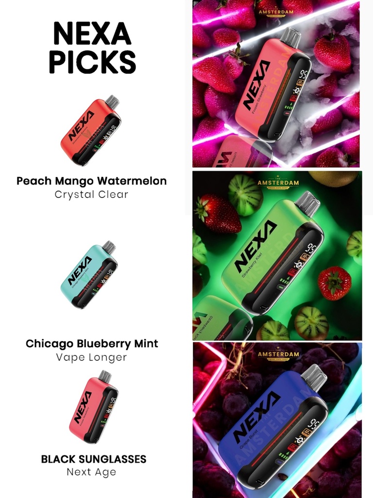 E-CIGARETTE JETABLE-DragBar NEXA 20000 | The Amsterdam - Smoke Vape Shop